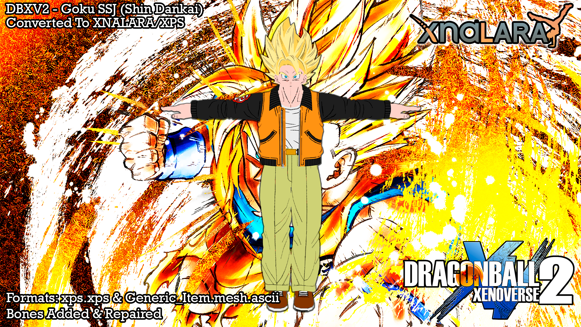 DBXV2 - Goku SSJ (Shin Dankai) (XPS) by HiGuys920 on DeviantArt