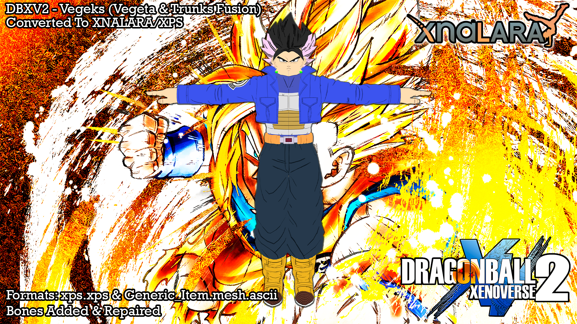 DBXV2 - Vegeks (Vegeta and Trunks Fusion) (XPS) by HiGuys920 on DeviantArt
