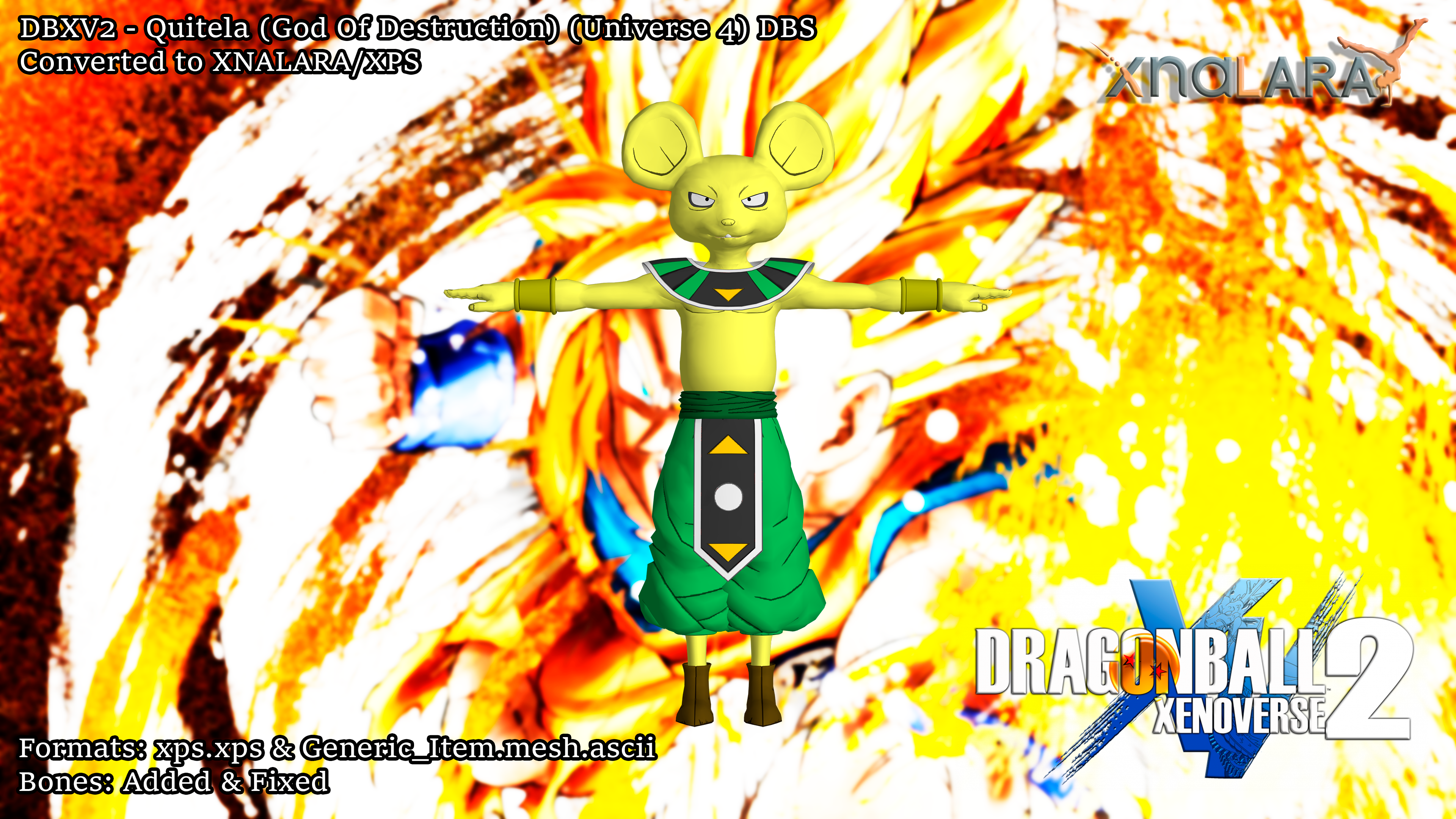 DBXV2 - Quitela (God Of Destruction) (DBS) (XPS) by HiGuys920 on DeviantArt