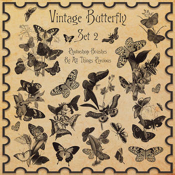 Butterfly Brushes II by hawksmont on DeviantArt