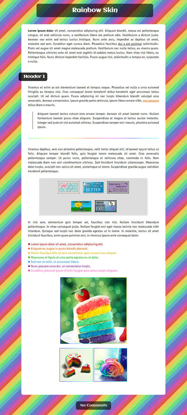 Rainbow Skin by bradleysays on DeviantArt