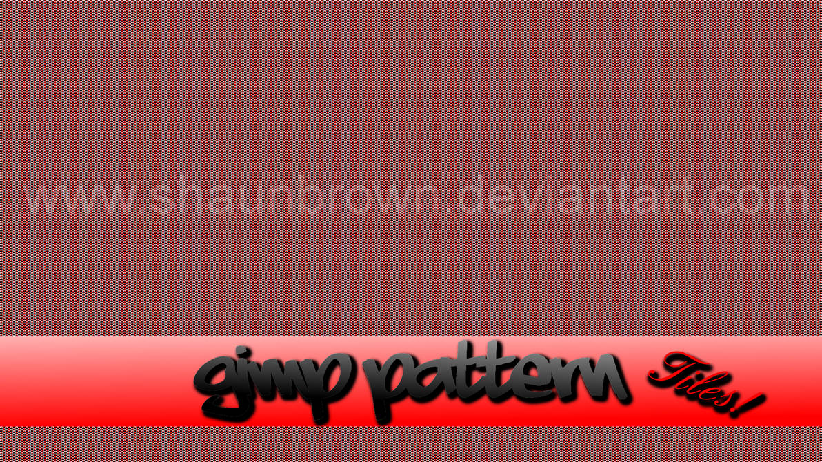 Red and Black Gimp tile Pattern by shaunbrown on DeviantArt