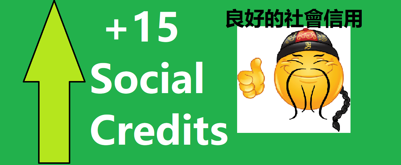 +15 Social Credits by CoconutAndKokonut on DeviantArt