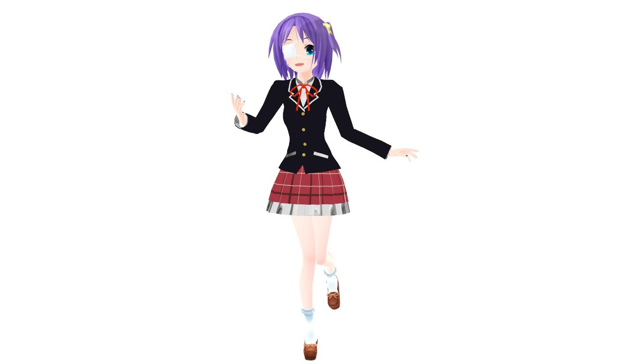 MMD Rikka Takanashi +DL by CocoaNutChomChoms on DeviantArt