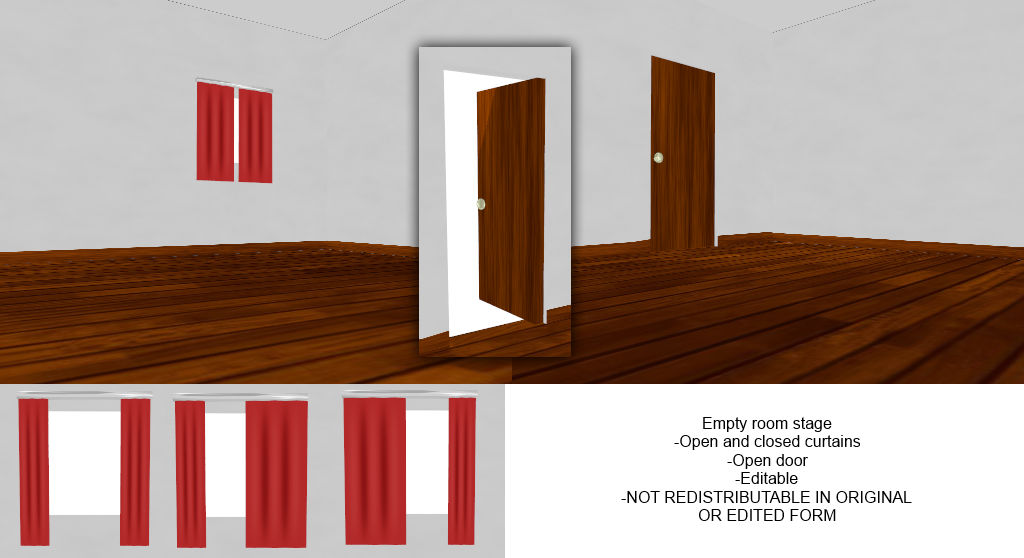 MMD Empty Room stage DL by MagicalPouchOfMagic on DeviantArt