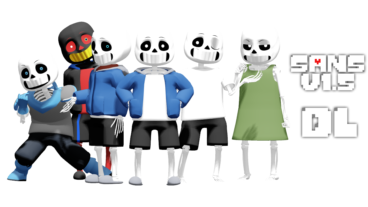 MMD Undertale - Sans v1.5 by MagicalPouchOfMagic on DeviantArt