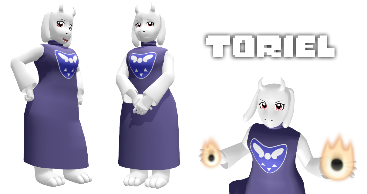 MMD Undertale - Toriel v1.0 by MagicalPouchOfMagic on DeviantArt