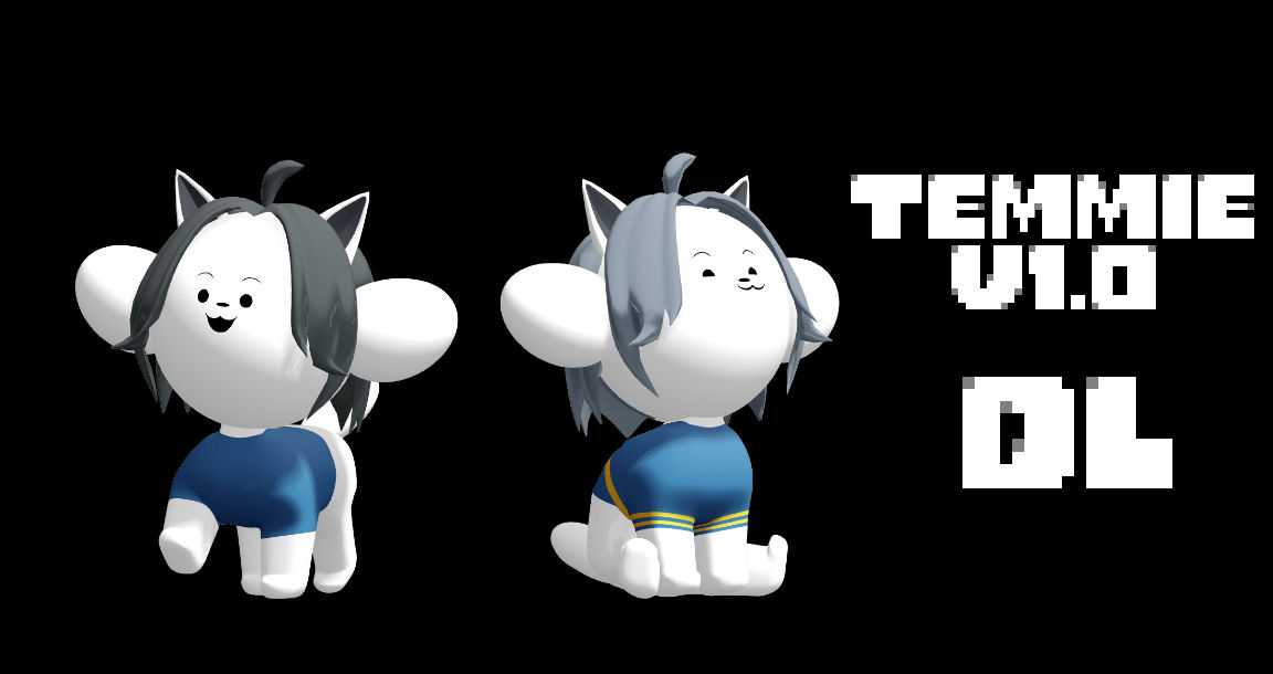MMD Undertale - Temmie v1.0 by MagicalPouchOfMagic on DeviantArt
