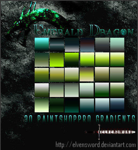 Emerald Dragon Psp Gradients by ElvenSword on DeviantArt