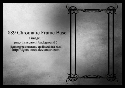 889 Chromatic Frame Base by Tigers-stock on DeviantArt