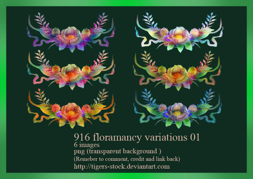 916 Floramancy Variations 01 by Tigers-stock on DeviantArt