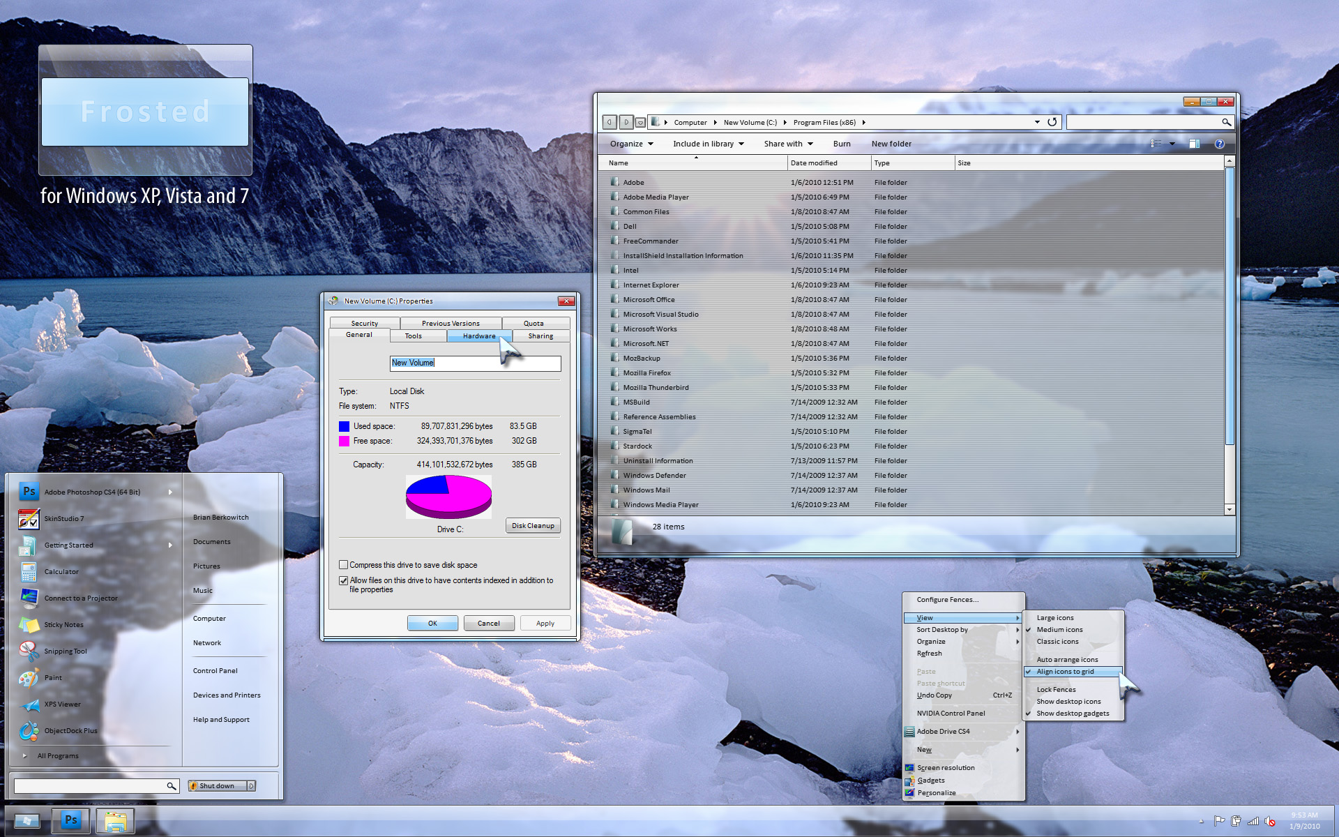Frosted WindowBlinds Theme by Mirsguy on DeviantArt