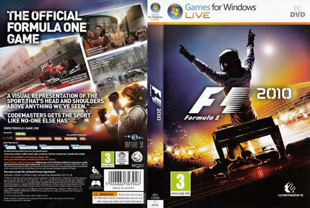 Formula 1 2010 Cover by mohaafterdark on DeviantArt