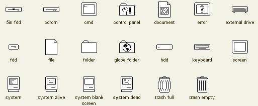 MacOS Classic Icons by TiberianHammer on DeviantArt