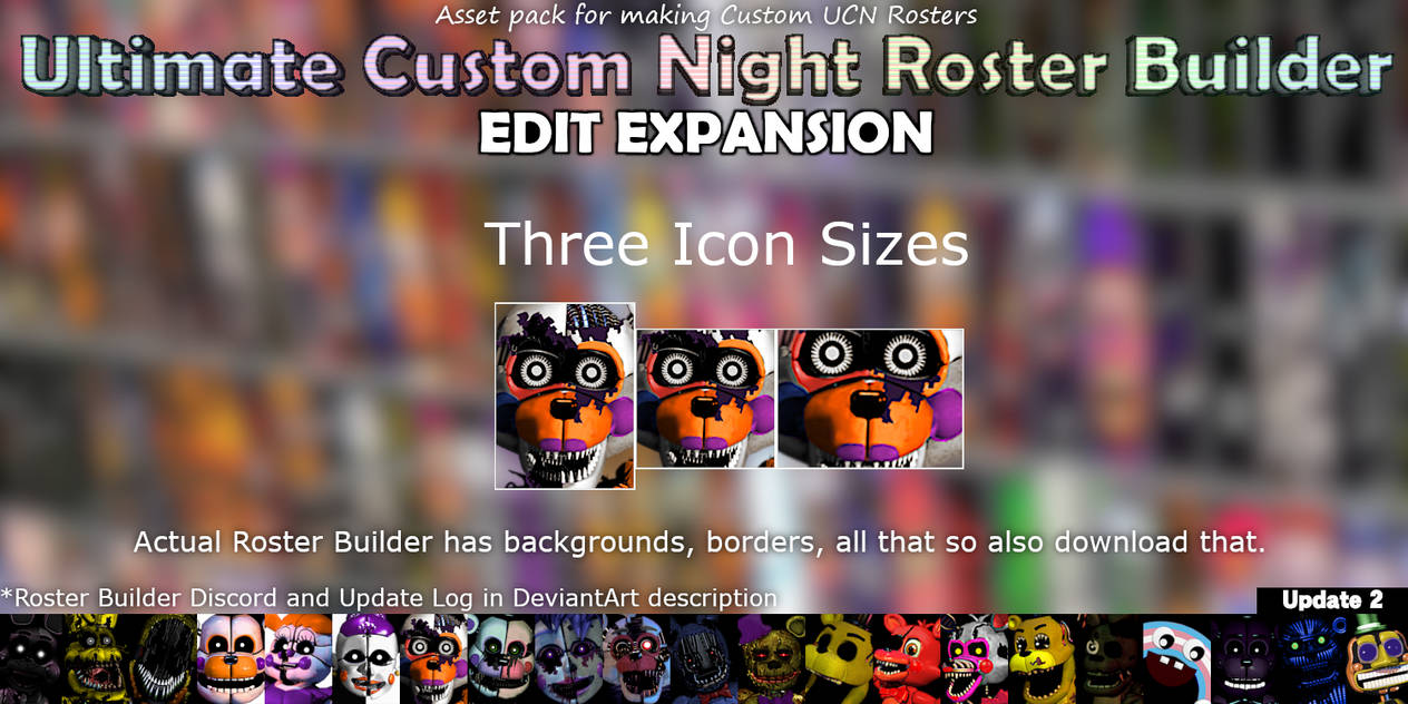 UCN Roster Builder: Edit Expansion (Update 2) by CircusRama on DeviantArt