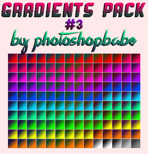 Gradients pack #3 by photoshopbabe by teenw0lf on DeviantArt
