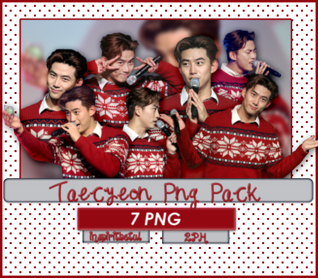 TAECYEON #2PM# PNG PACK by inspiritbetul on DeviantArt