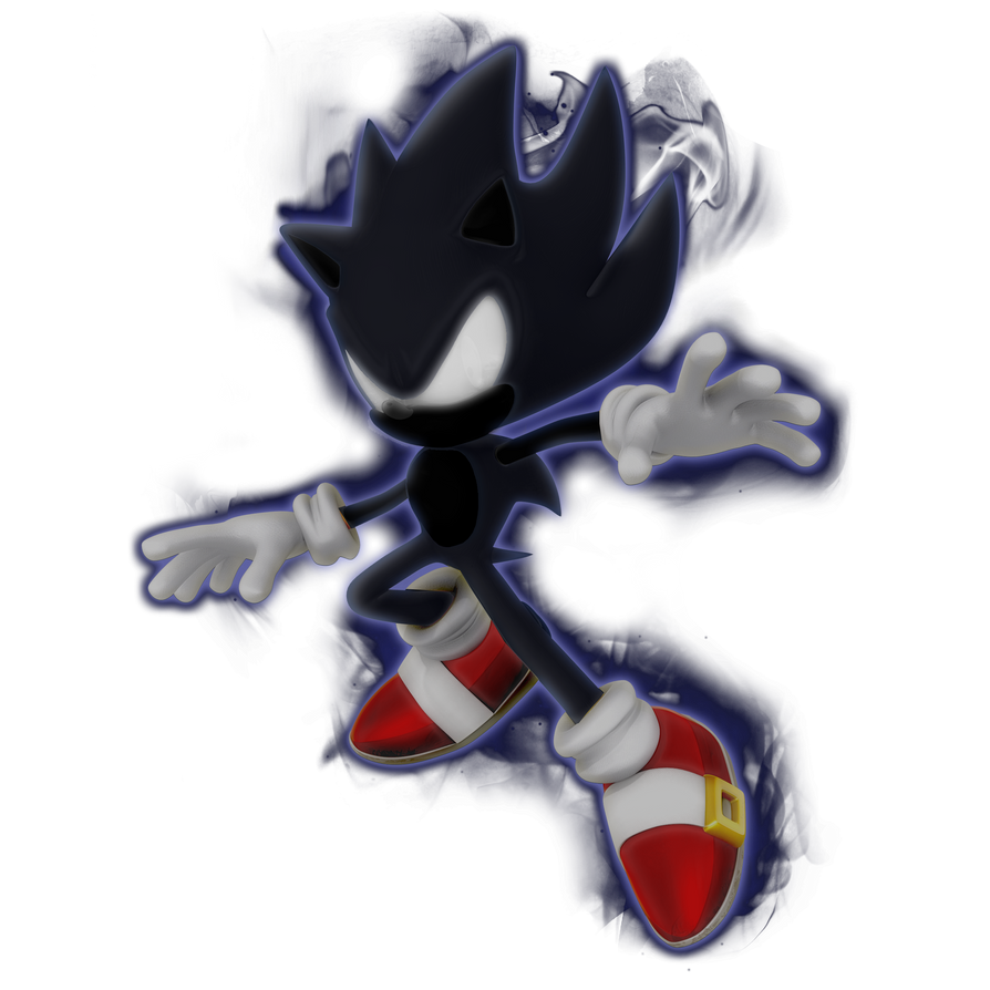 Dark sonic 3d model (custom) by Thomasxsonic on DeviantArt