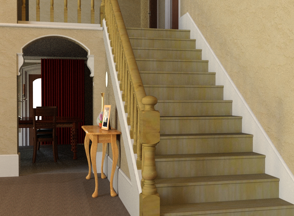 Entrance Hall With Stairs freebie by dazinbane on DeviantArt
