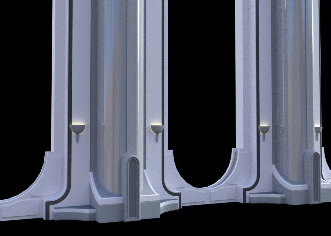 Jedi Temple Pillar Base freebie by dazinbane on DeviantArt