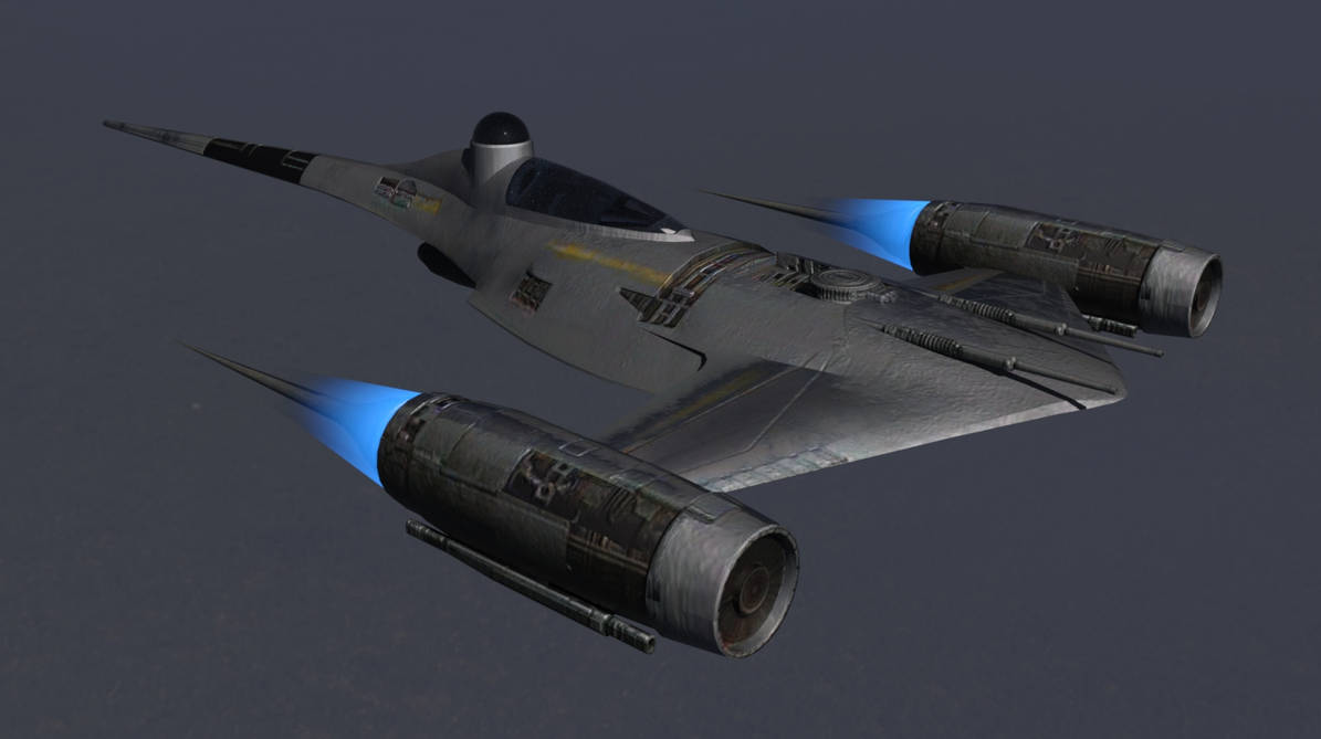 Mando N1 Naboo Fighter Modified freebie by dazinbane on DeviantArt
