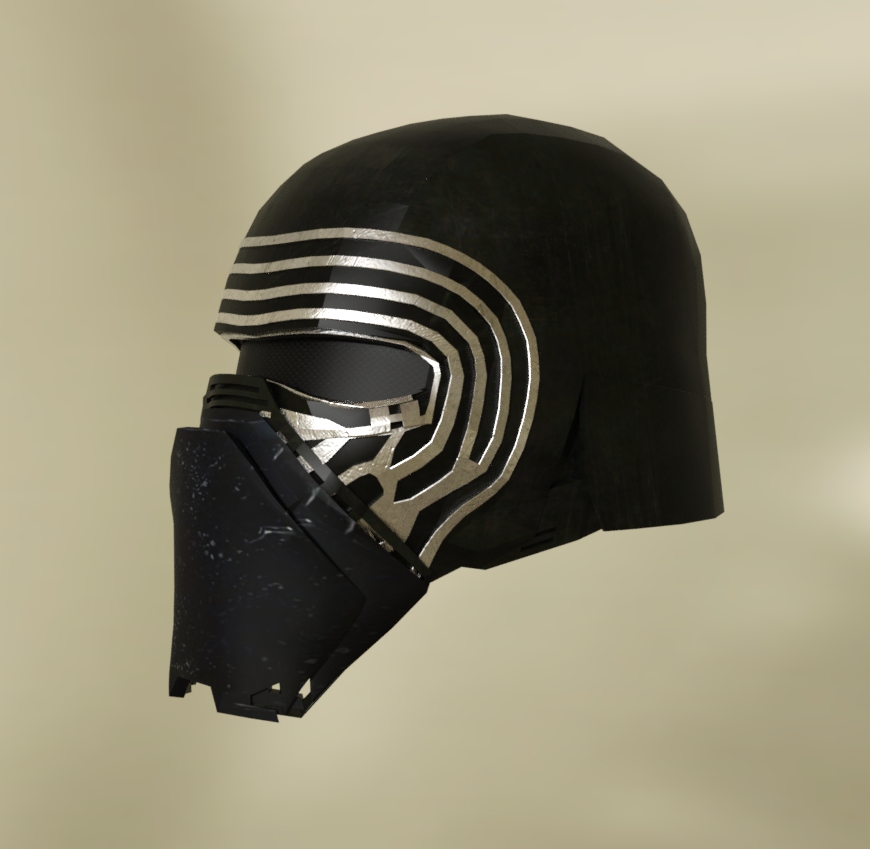 Kylo Helmet Revised Freebie by dazinbane on DeviantArt