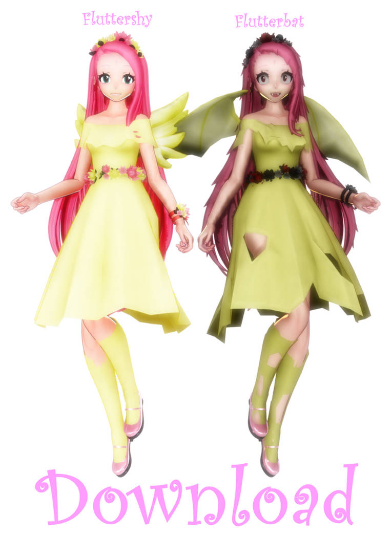 [MMD] TDA Fluttershy pack [DL] UPDATED by MMD-Anime-Bunny on DeviantArt