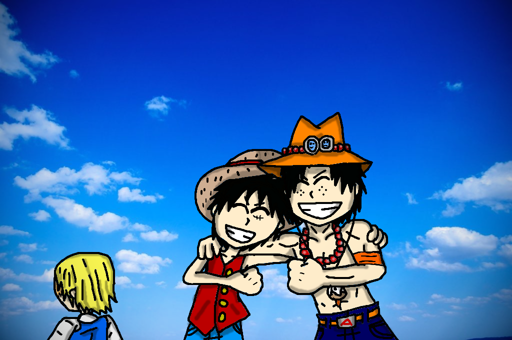 Luffy's brothers by oo25 on DeviantArt