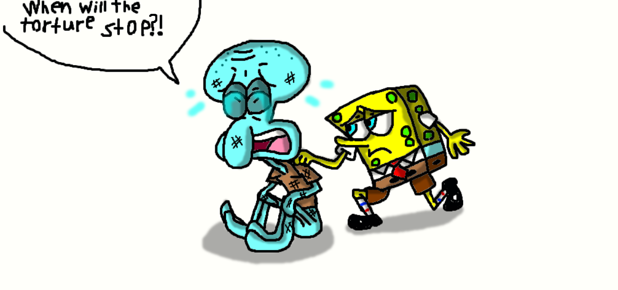 Squidward Torture By Oo25 On Deviantart