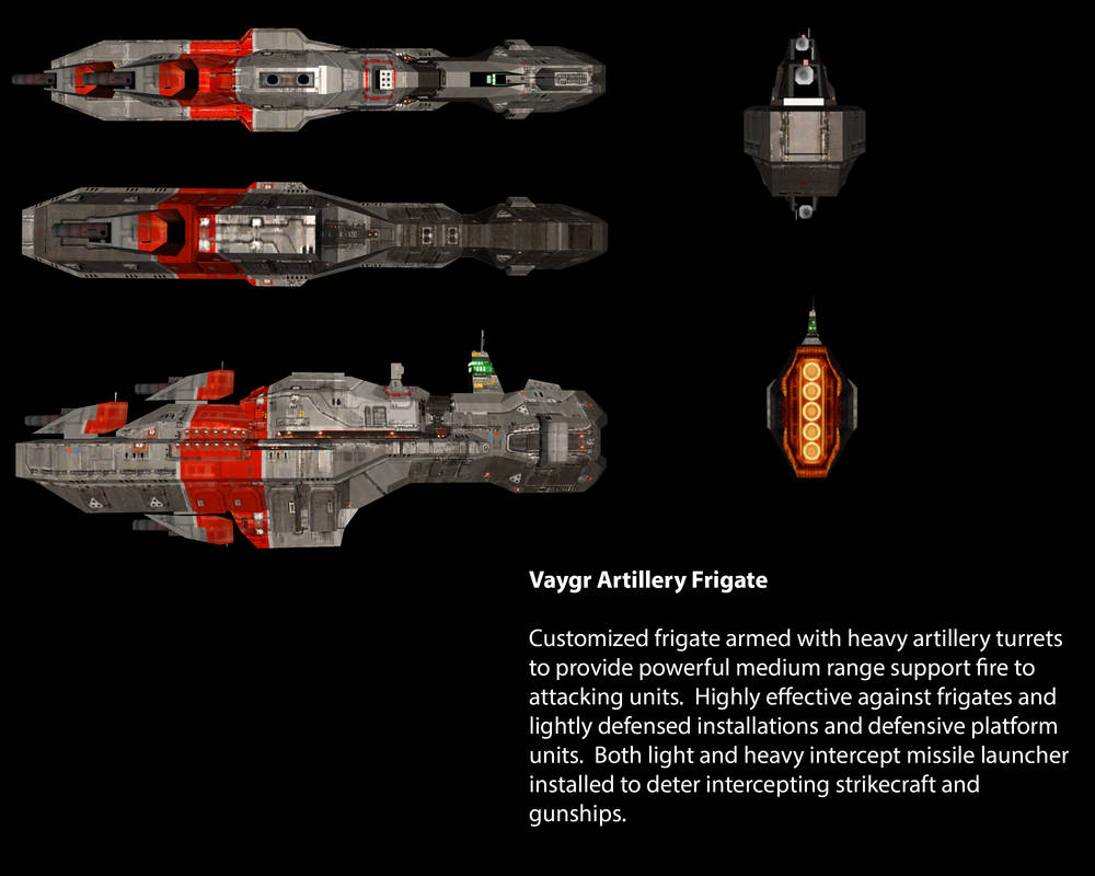 Artillery Frigate by darktenchi001 on DeviantArt