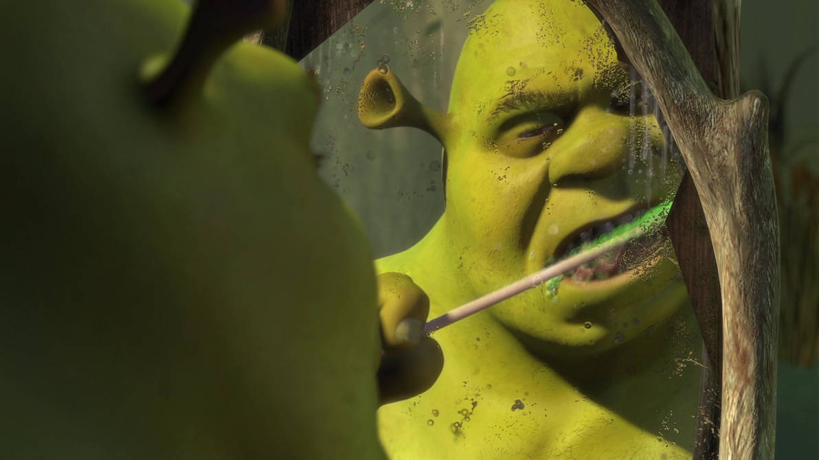 Shrek Brushes Teeth (SFX) by Brimstonesky16 on DeviantArt