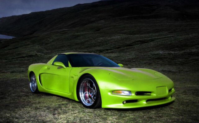 The Green Corvette by MadameBlackSpades on DeviantArt