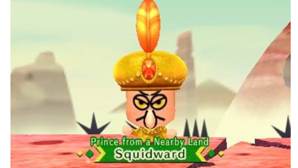 Miitopia- Prince from a Nearby Land Squidward by Venjix5 on DeviantArt