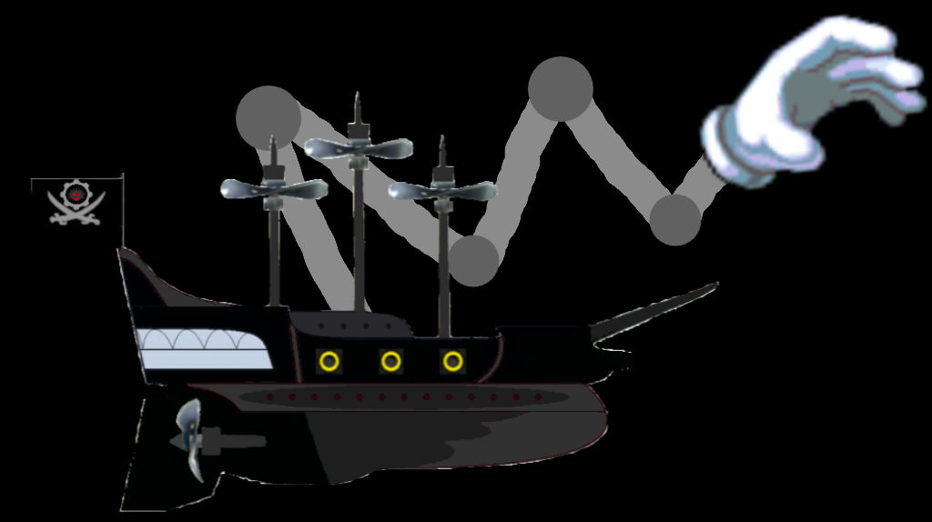 N. Shroud's Airship (with the mechanical hand) by Venjix5 on DeviantArt