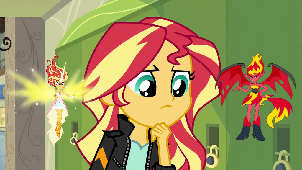 Sunset Shimmer's Internal Struggle 2 by Venjix5 on DeviantArt