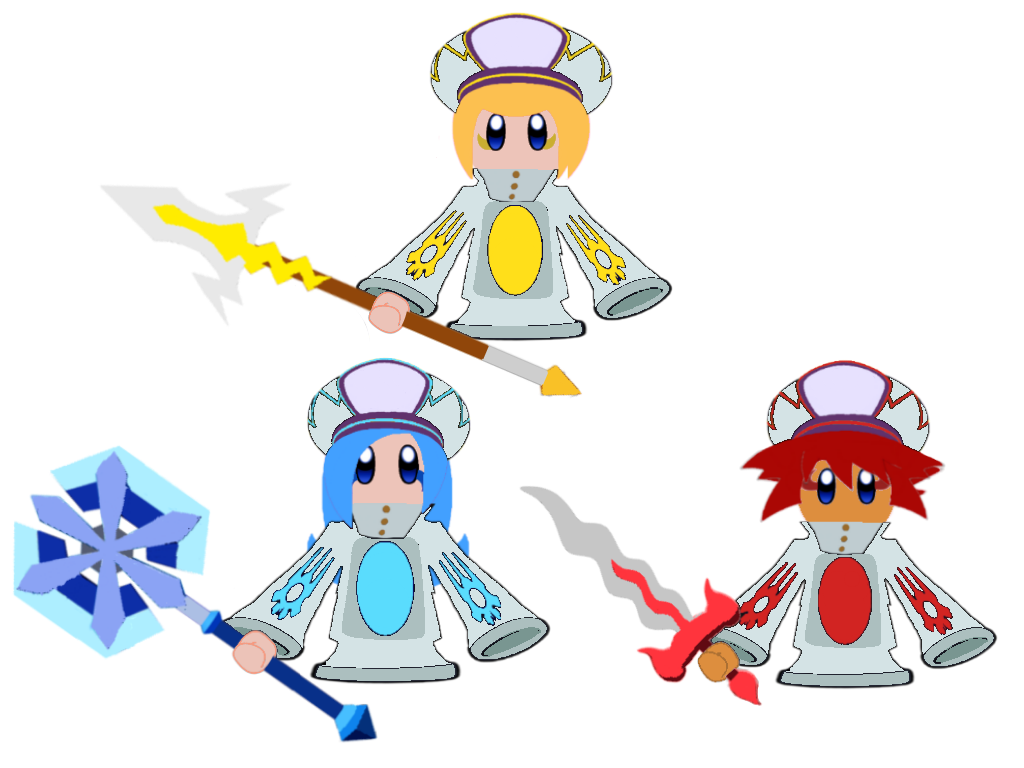 Shadow Mages (Reform) (with weapons) by Venjix5 on DeviantArt