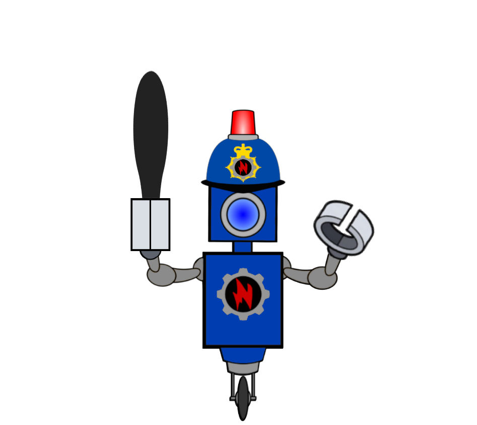 N. Policebot (with baton) by Venjix5 on DeviantArt