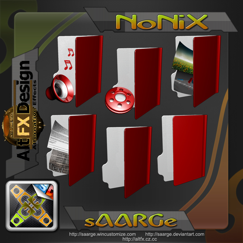 NoNiX Folder Icons by sAARGe on DeviantArt