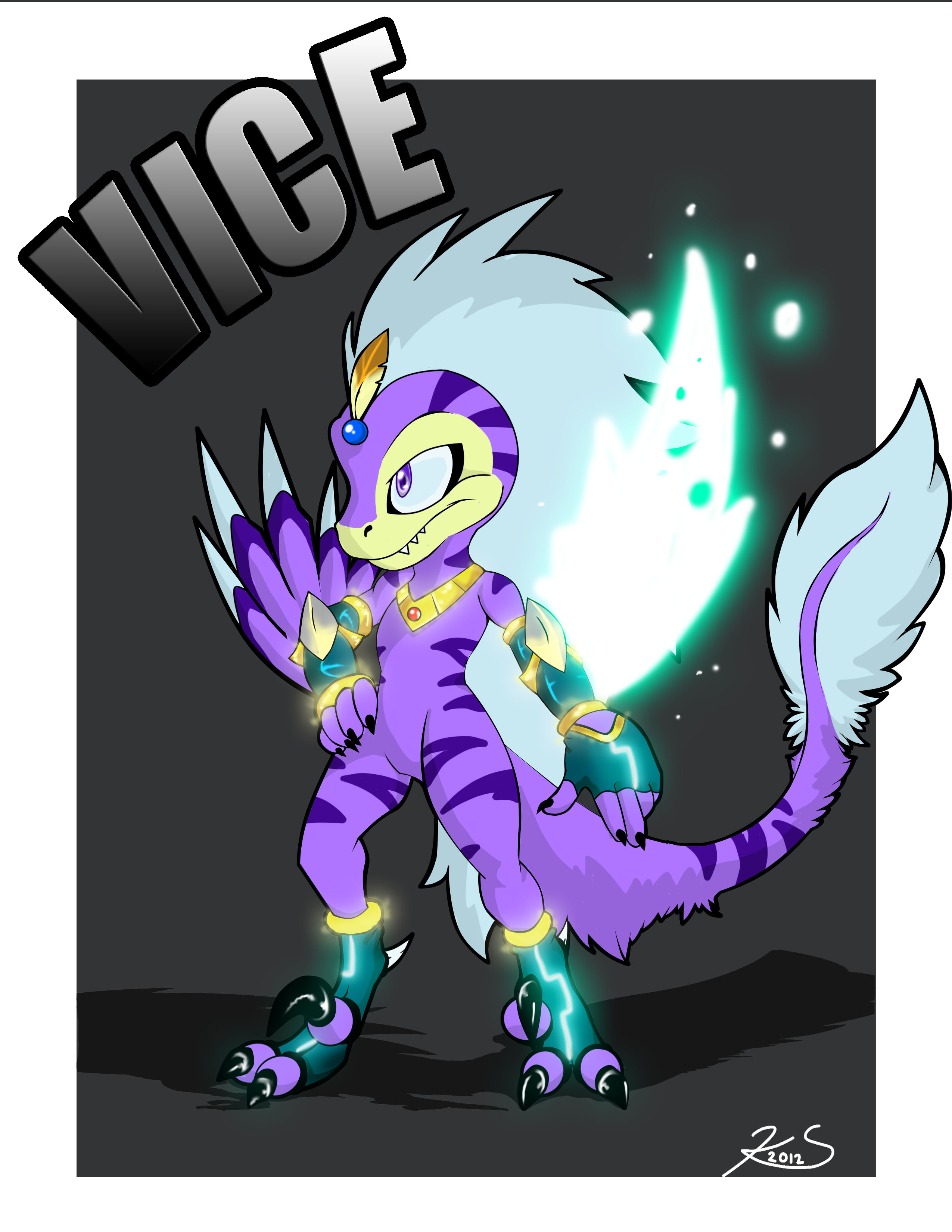 Vice the Velociraptor by SEGAmastergirl on DeviantArt