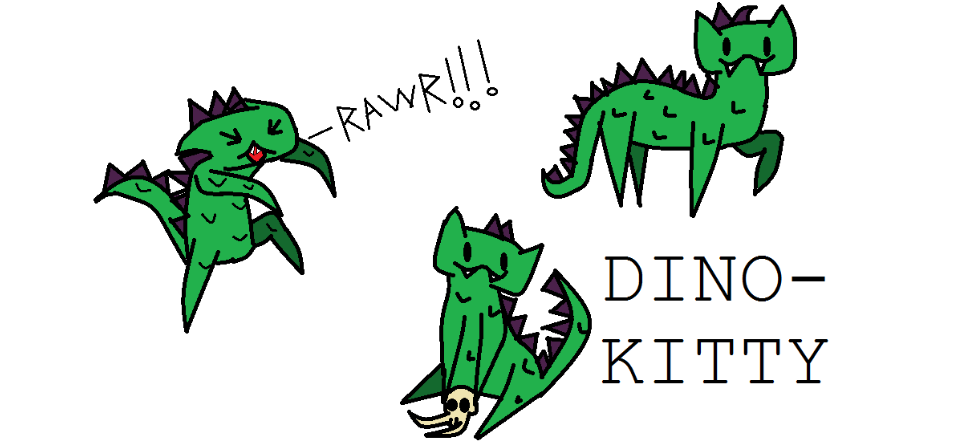 DINO-KITTY by TARDISCHASER42 on DeviantArt