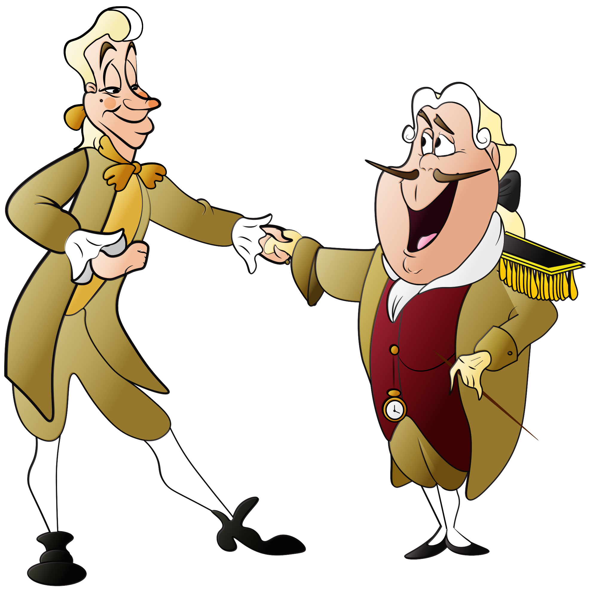 Lumiere and Cogsworth Human 1991/2017 Blend by 0ne0nlyLarry on DeviantArt