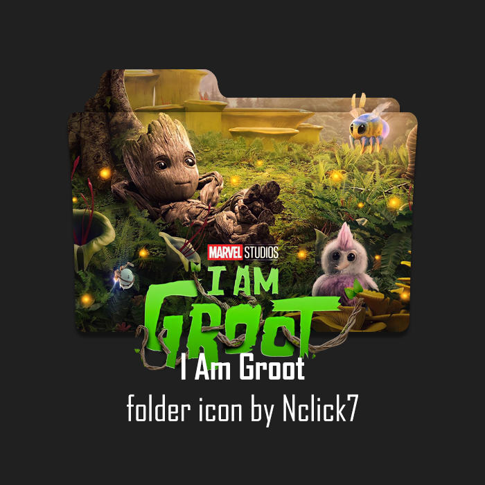 I Am Groot folder icon by Nclick7 on DeviantArt