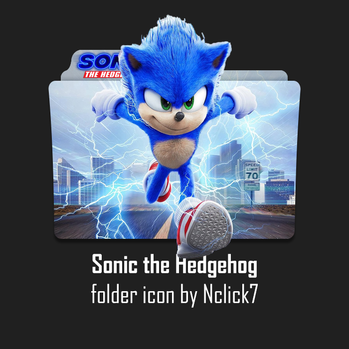 Sonic the Hedgehog folder icon by Nclick7 on DeviantArt