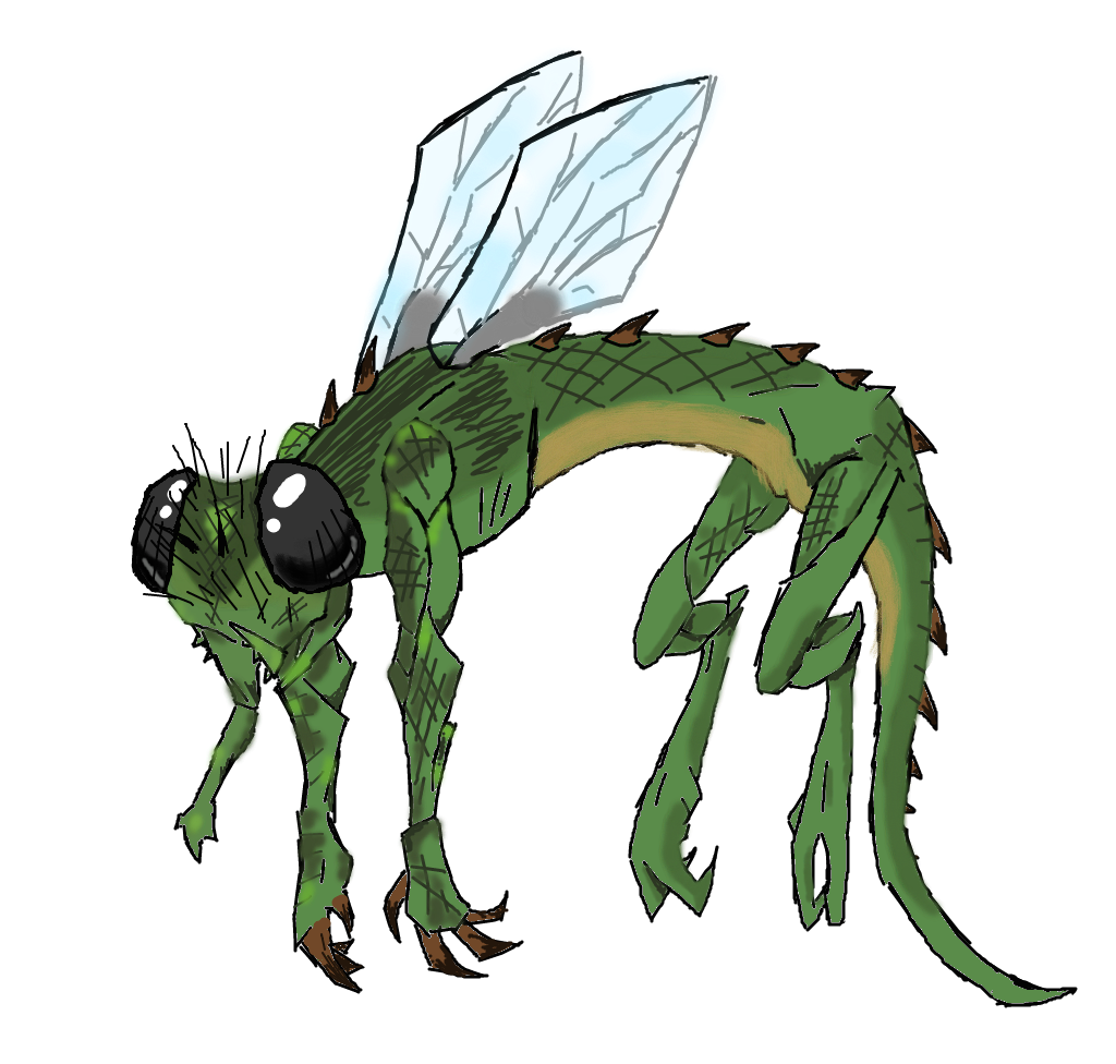 Dragonfly IRL : coloured by TheWorldDevourer on DeviantArt