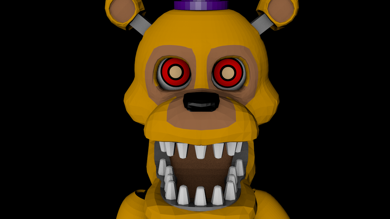Adventure nightmare fredbear C4D download by Carlosparty19 on DeviantArt