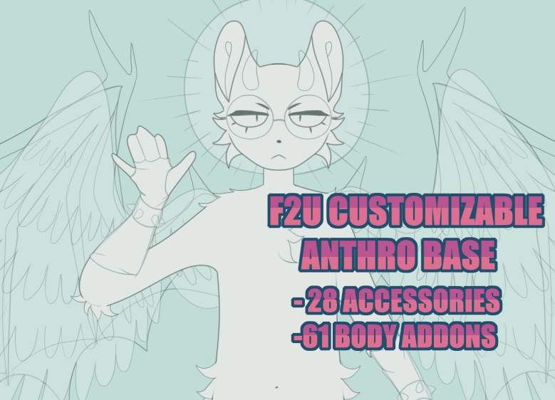 F2U Anthro Base by venthyr on DeviantArt