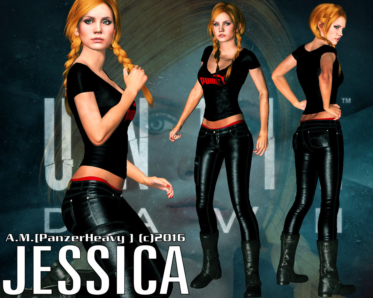 Jessica from Until Dawn L01 XPS by panzerheavy on DeviantArt