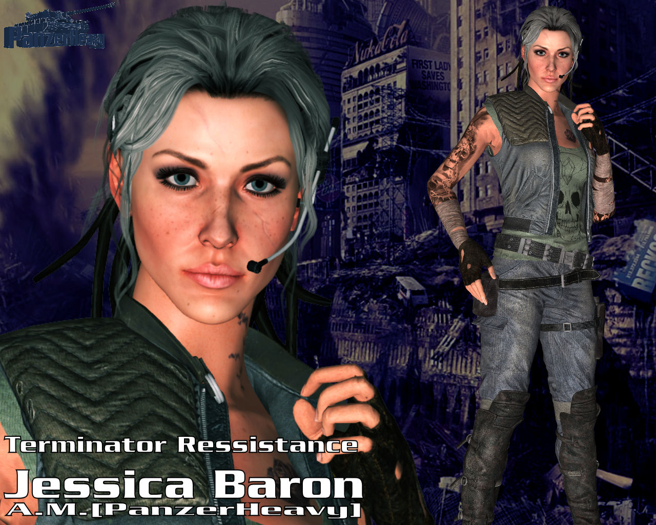 Jessica Baron from Terminator Resitance XPS by panzerheavy on DeviantArt