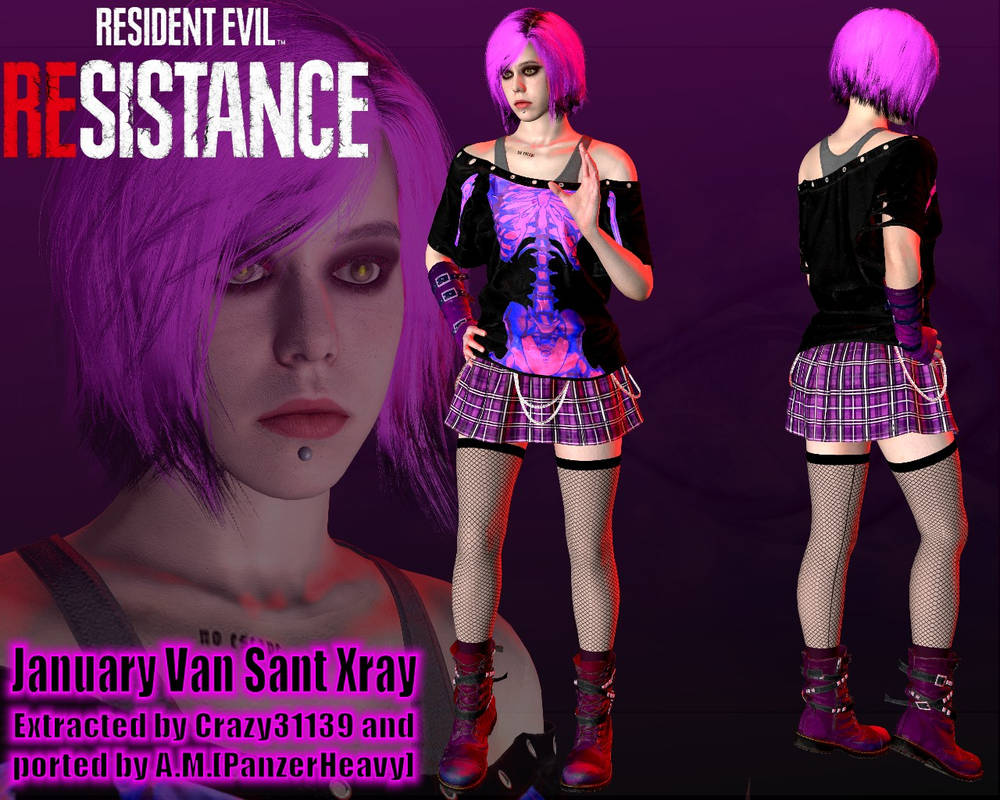 January Van Sant Xray - Resident Evil Resistance by panzerheavy on ...
