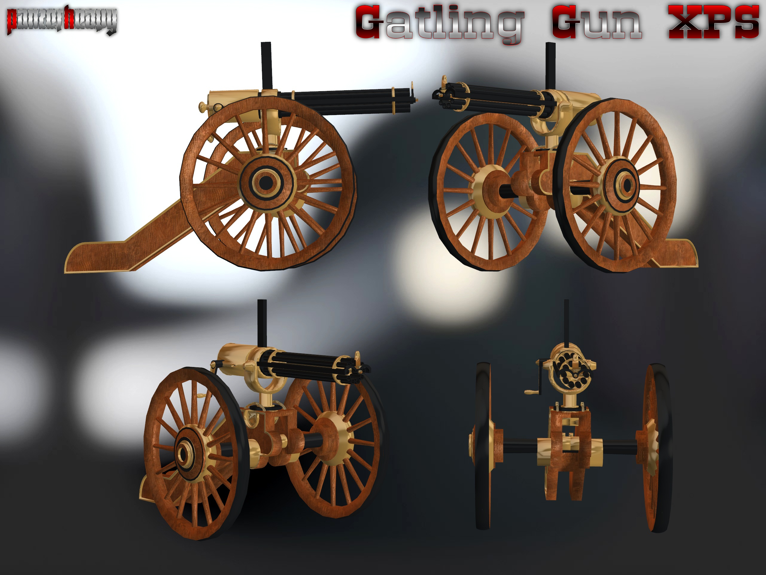 Gatling Gun XPS by panzerheavy on DeviantArt